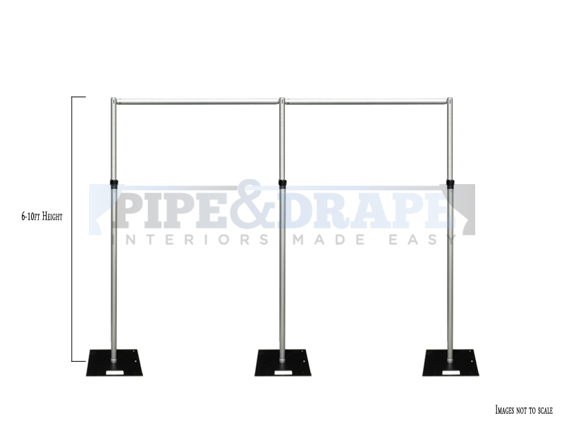 6m x 3m Pipe and Drape Starter Kit Heavy Duty