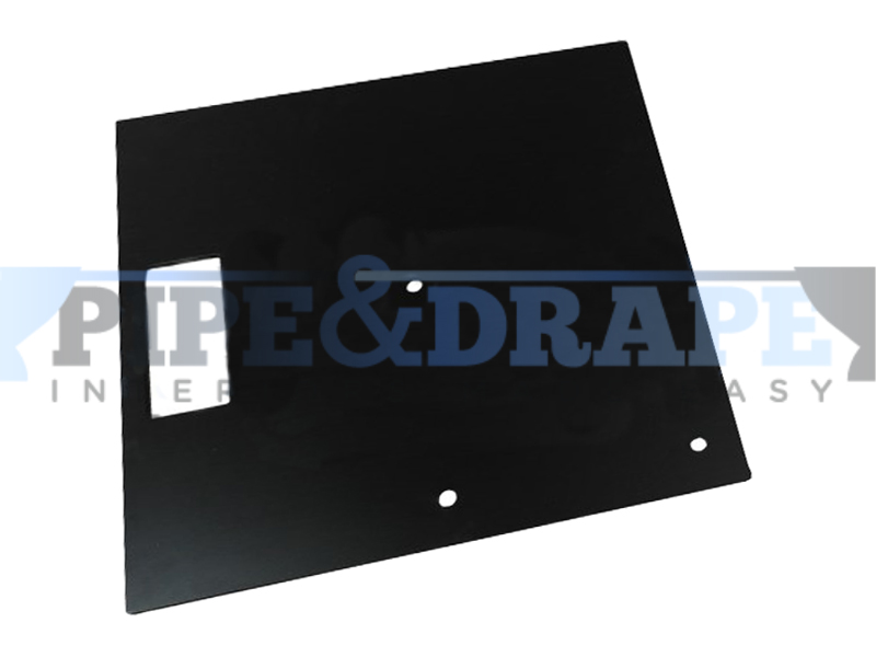 HEAVY DUTY PIPE AND DRAPE BASE PLATE BLACK