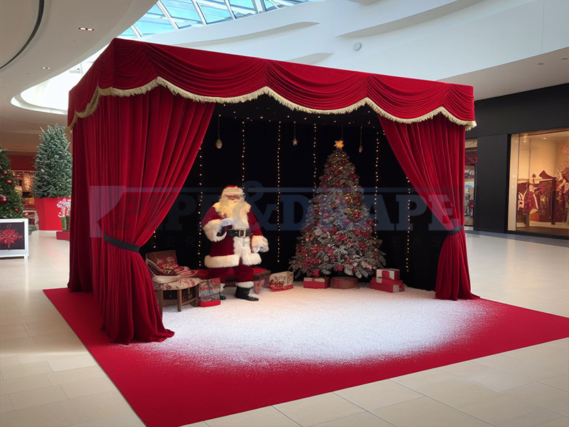 Christmas Drape Hire - Pipe & Drape Direct