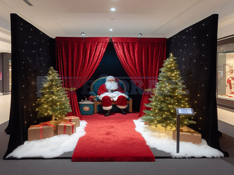 Christmas Drape Hire - Pipe & Drape Direct
